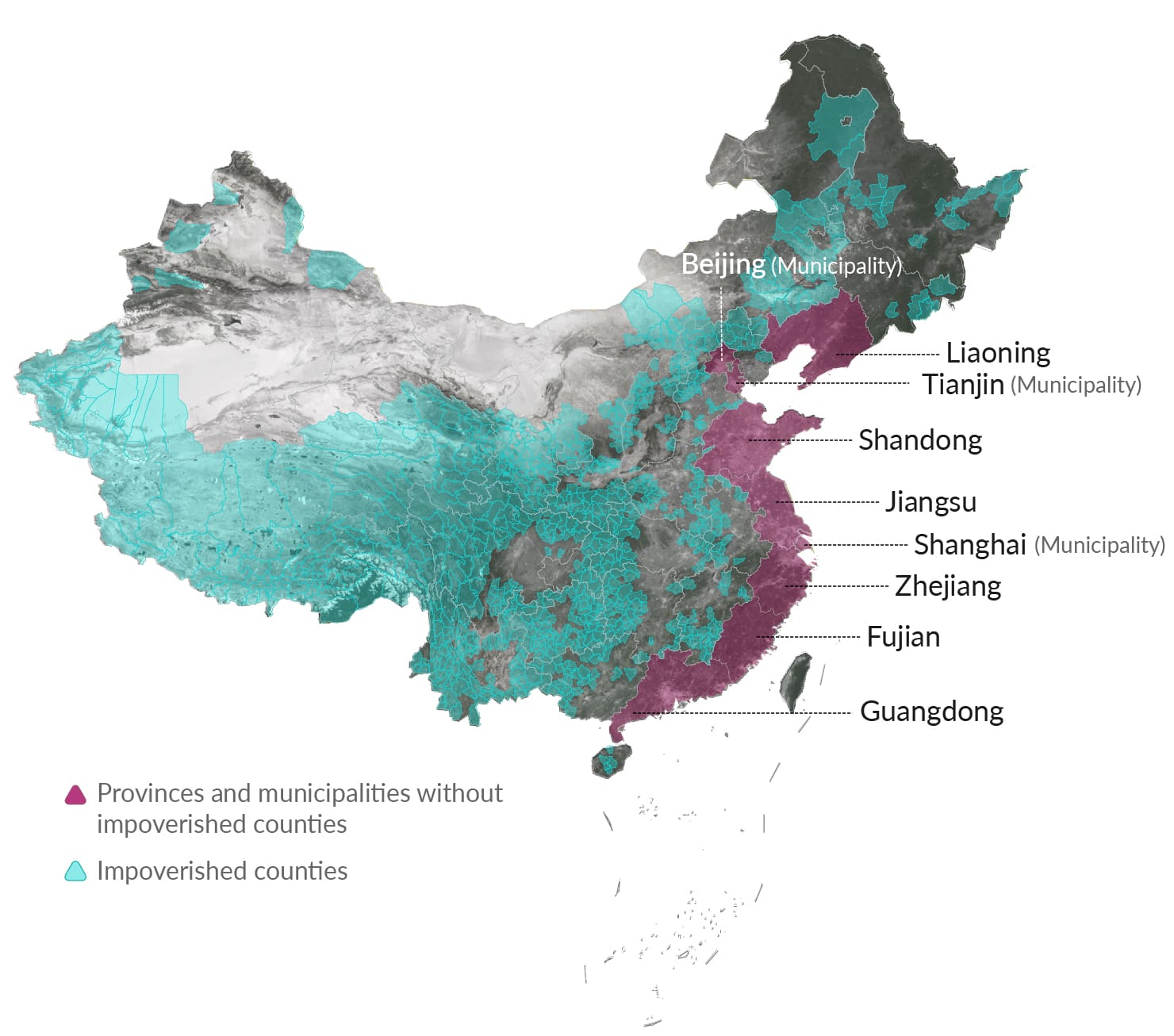 A story of struggle and success: China's 832 poorest counties