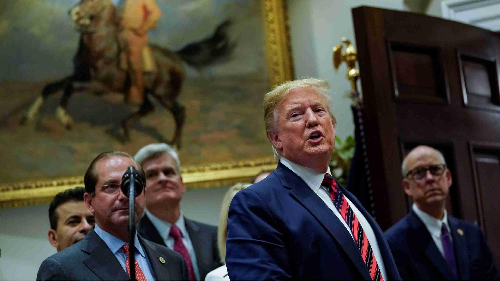 Trump turns and runs - CGTN