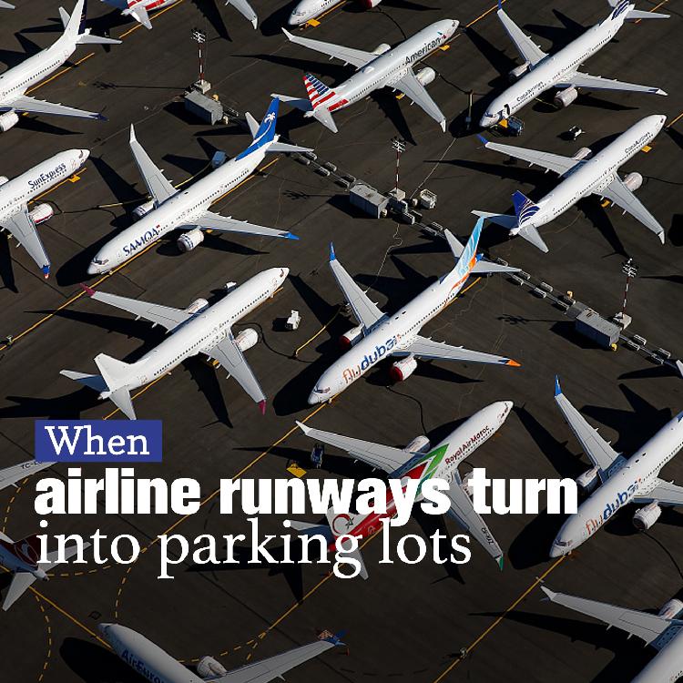When airline runways turn into parking lots - CGTN