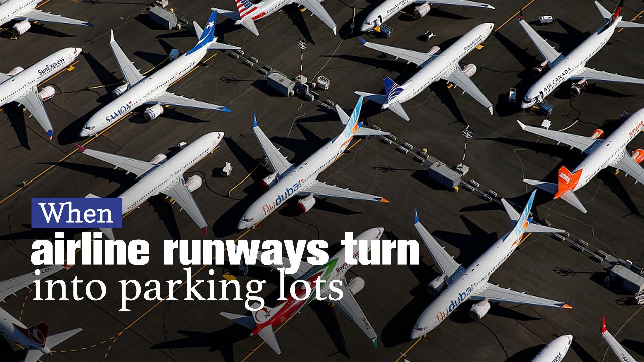When airline runways turn into parking lots - CGTN