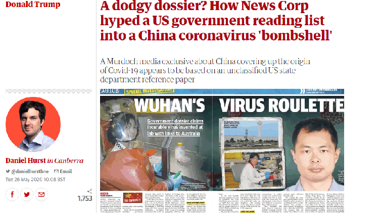 'Bombshell dossier' from Australian media is U.S. govt reading list - CGTN