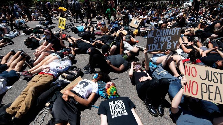 'Lowlifes' protest? Floyd outrage goes global despite quelling - CGTN