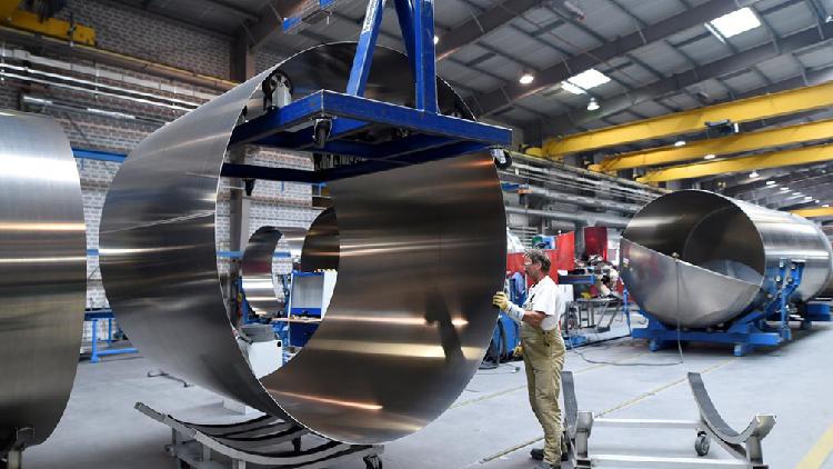 German industrial output posts record plunge - CGTN