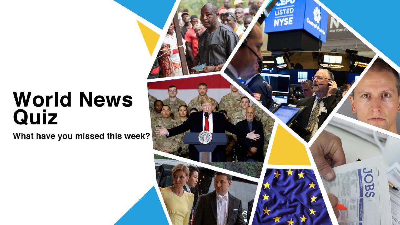 World News Quiz: What have you missed this week? - CGTN