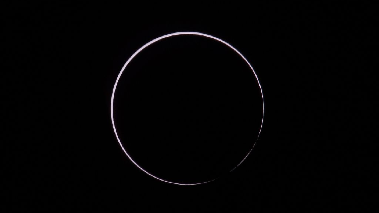'Ring of fire': Rare annular solar eclipse occurs on Sunday - CGTN