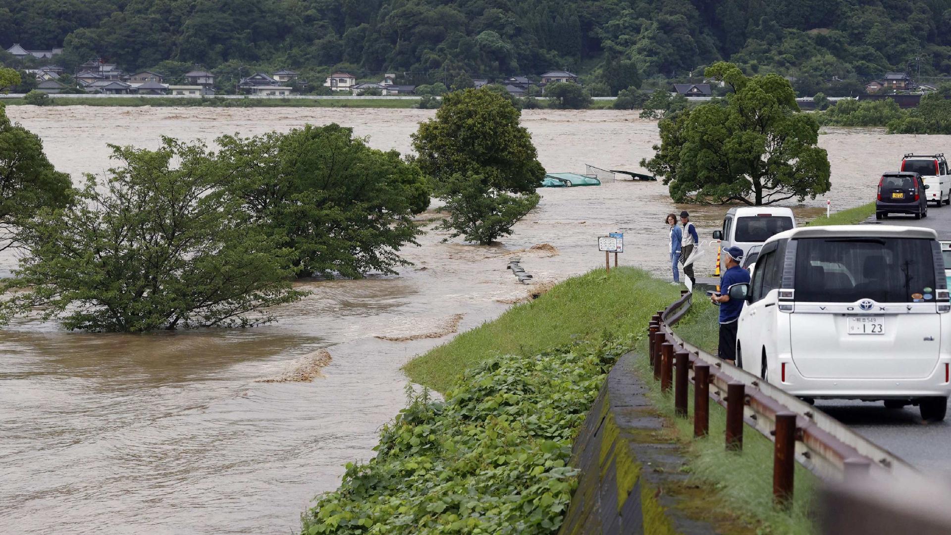 Japan floods leave some 20 dead, many in nursing homes - CGTN