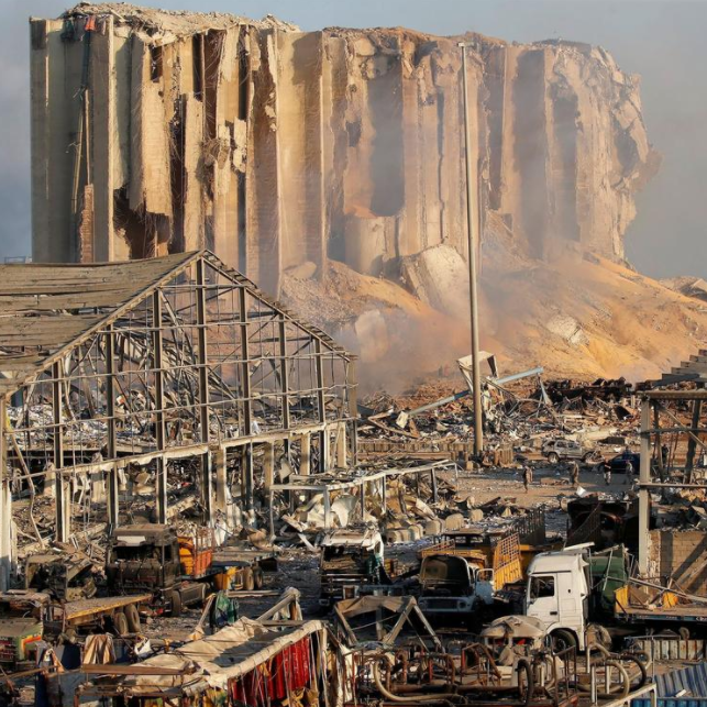 Live: View of Beirut after the cataclysmic explosion - CGTN