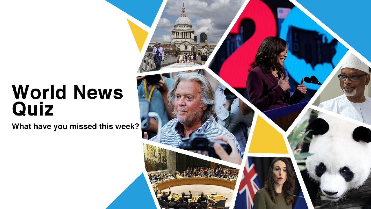 World News Quiz: What have you missed this week? - CGTN