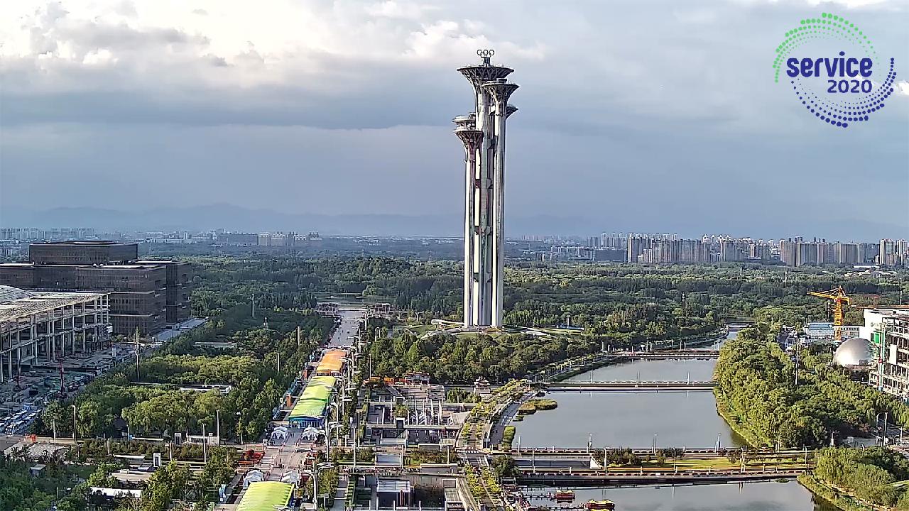 Live: A view of Beijing during China's 2020 intl. services trade fair ...