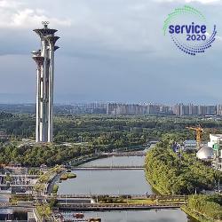 Live: A view of Beijing during China's 2020 intl. services trade fair ...