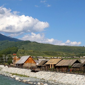 Amazing Xinjiang: Wooden houses in Hemu Village - CGTN