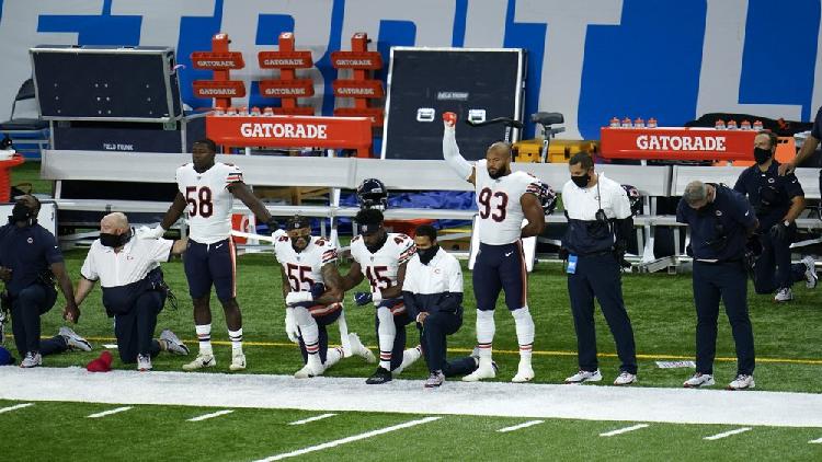 NFL players kneel in protest of racial injustice as season kicks off - CGTN