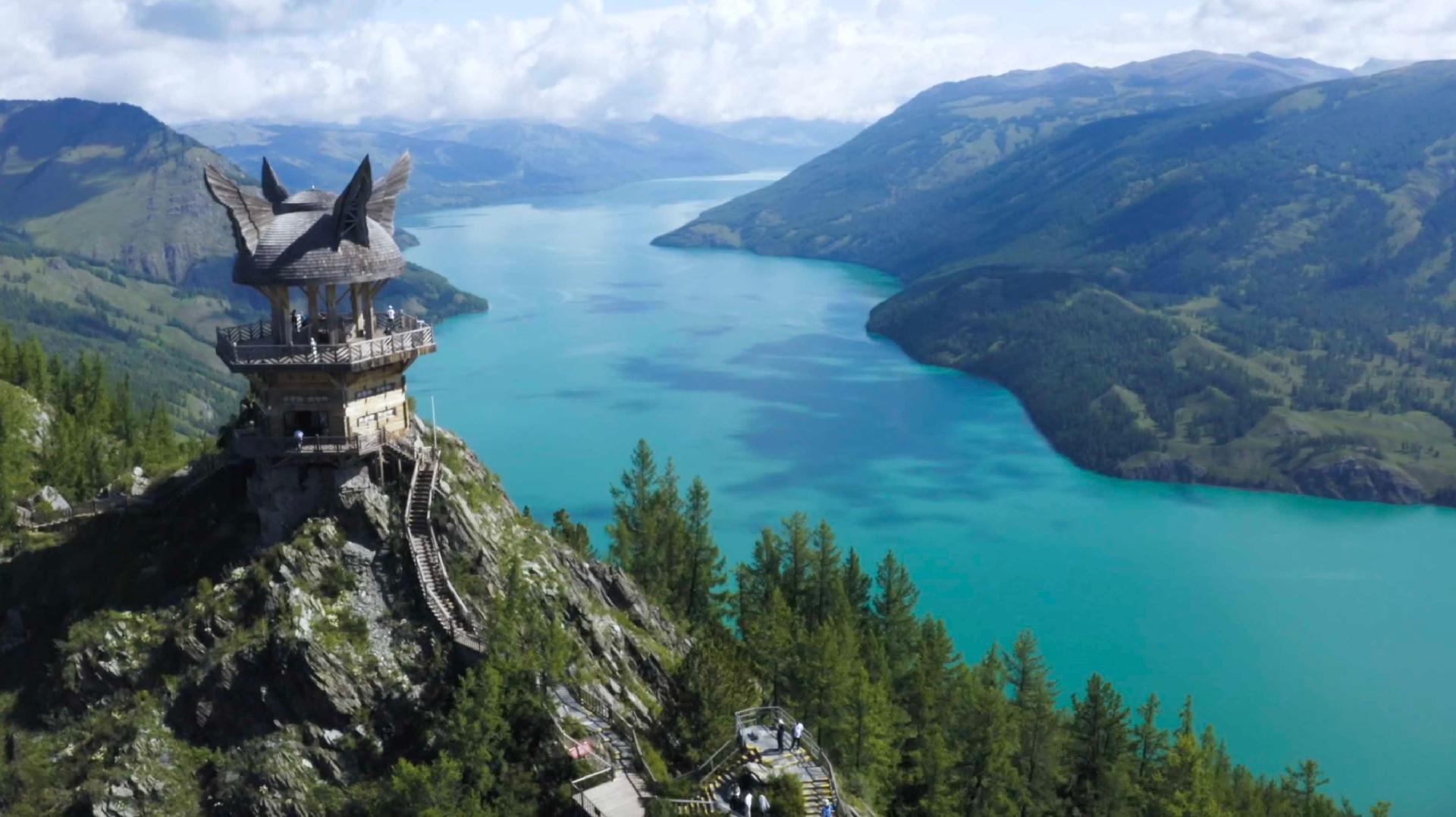 Amazing drone footage of the mysterious Kanas Lake in Xinjiang - CGTN