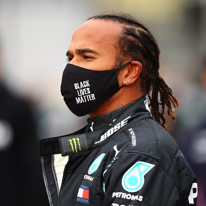 Hamilton takes 91st win to equal Schumacher's F1 record - CGTN