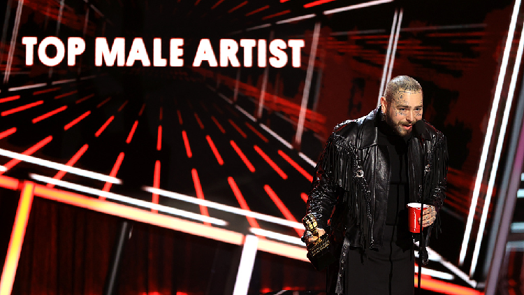 American singer Post Malone wins big at Billboard Music Awards - CGTN