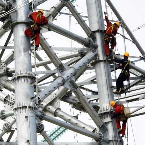 Live: Experiencing an overhaul of electric power line in high-tech age ...