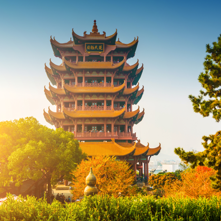 Live: Yellow Crane Tower, renowned imagery of classical Chinese poetry ...