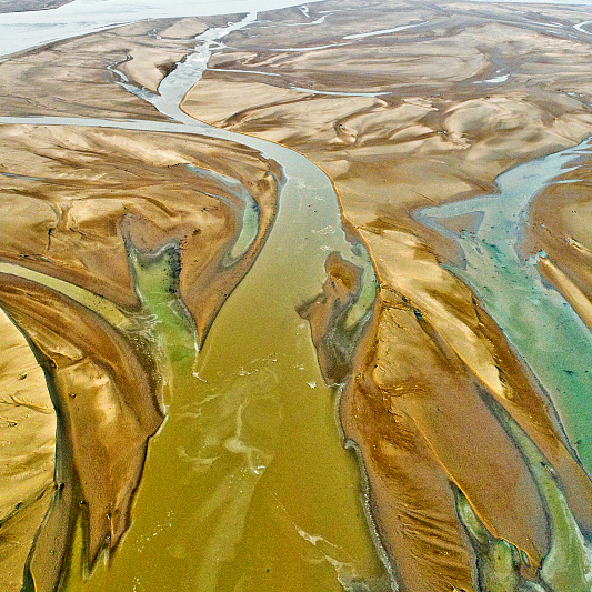 Winter beauty of the Yellow River in N China - CGTN
