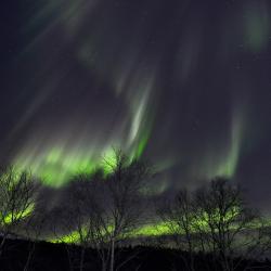 Breathtaking views of aurora seen over village in Russia - CGTN