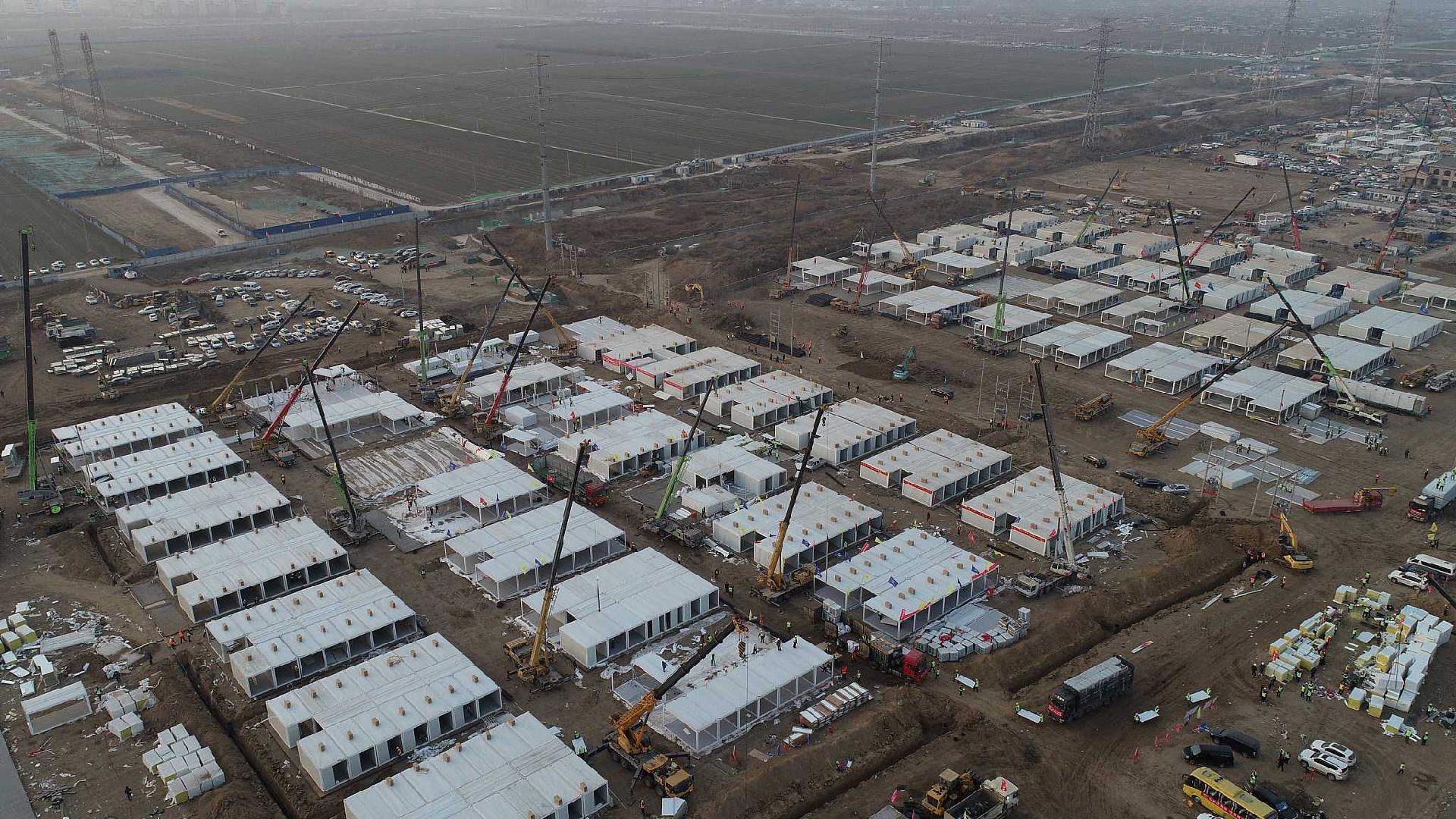 Live: Quarantine homes being built in Shijiazhuang – Ep. 6 - CGTN