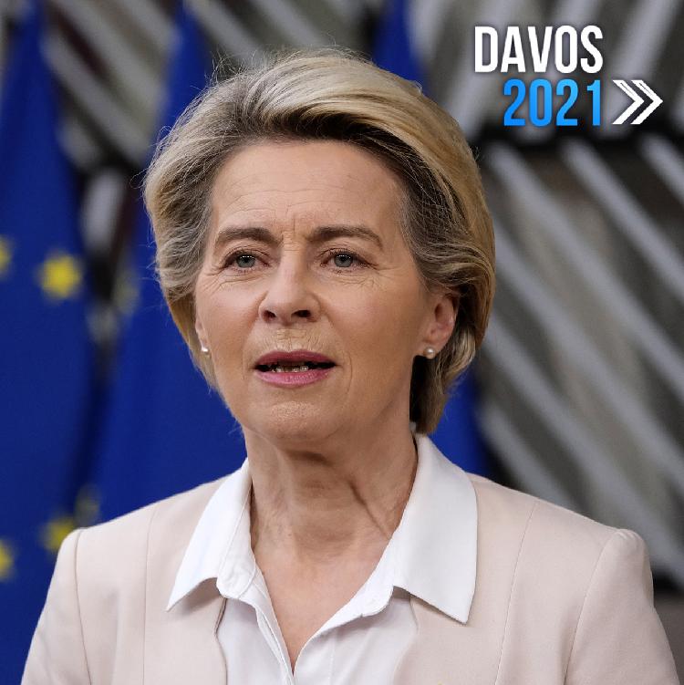 Live: European Commission President speaks at virtual Davos 2021 - CGTN