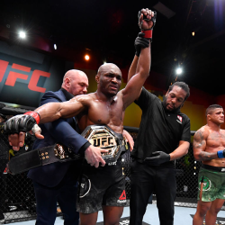 UFC 258: Champion Usman finally gets highlight win with Burns KO - CGTN