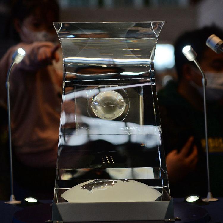 Lunar samples on display at China's national museum - CGTN