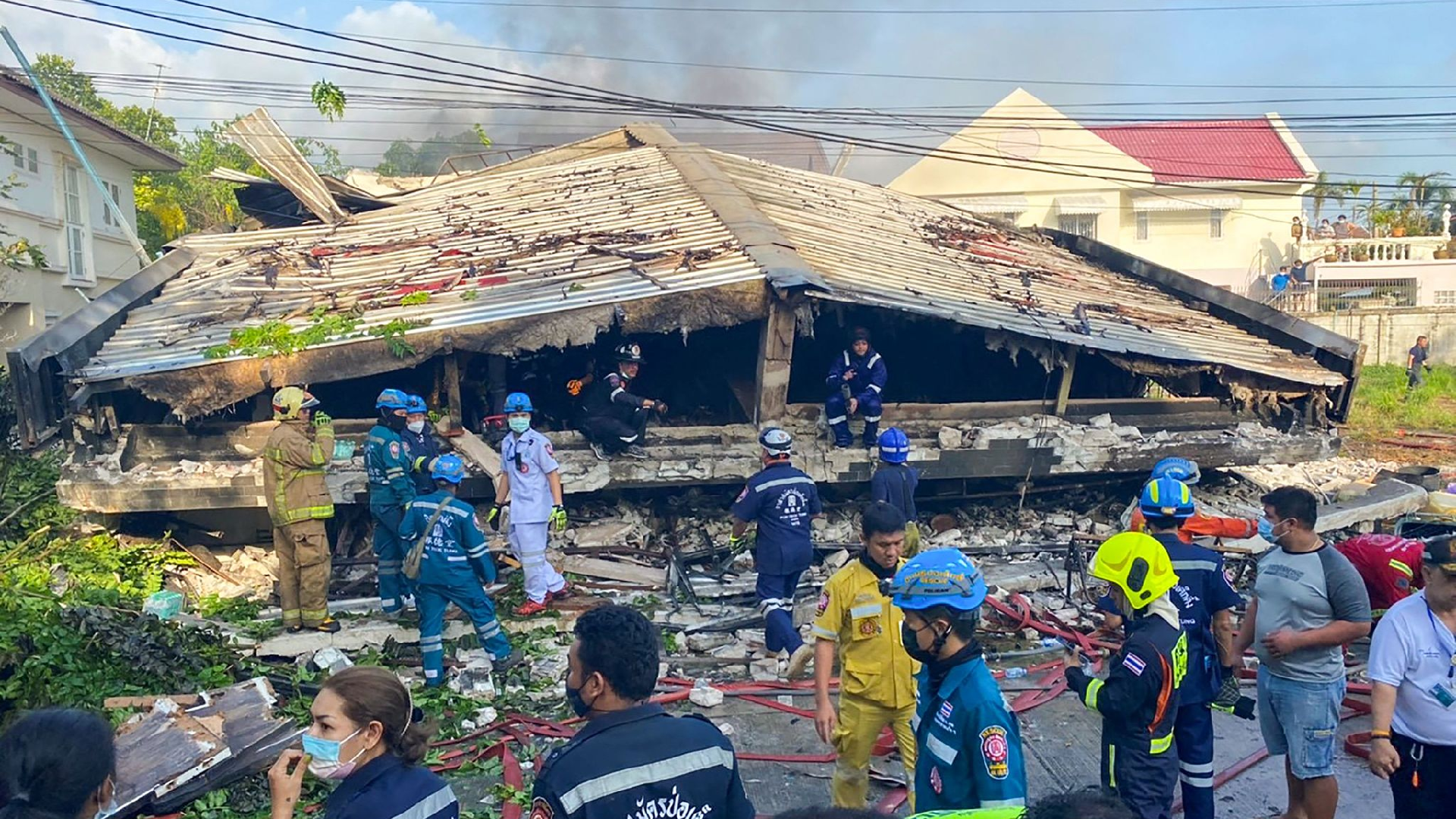 Five dead after residential building collapses in Bangkok - CGTN