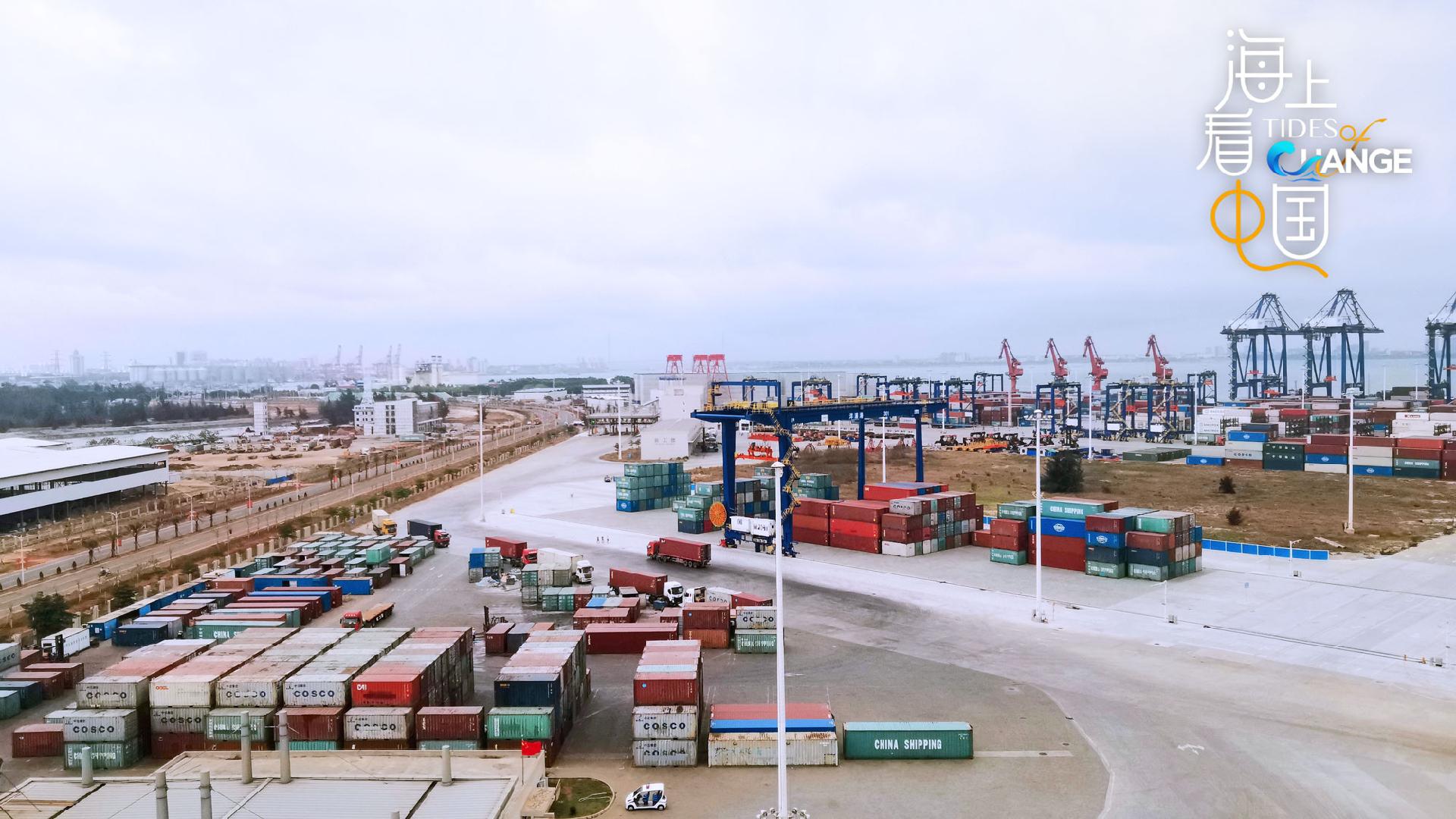 Live: Soak up the buzz of Yangpu Port in south China’s Hainan - CGTN