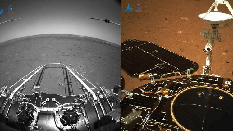 China releases photos from Tianwen-1 Mars probe after rover landing - CGTN