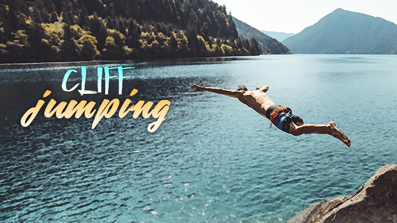 Cliff jumping - CGTN