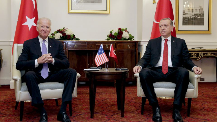 Erdogan, Biden hold face-to-face meeting on sidelines of NATO summit - CGTN