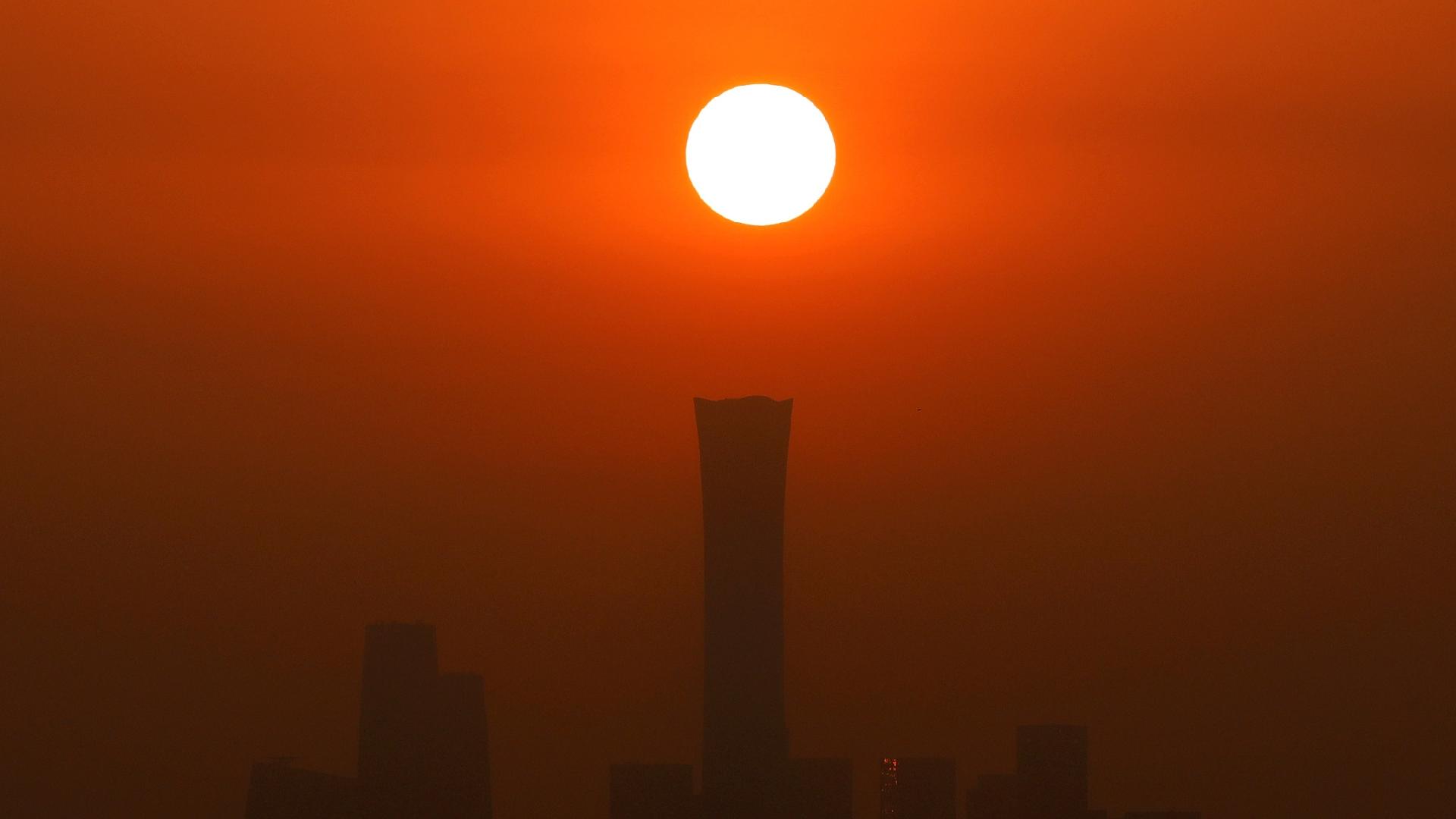 Mesmerizing sunrise in Beijing on July 1 - CGTN