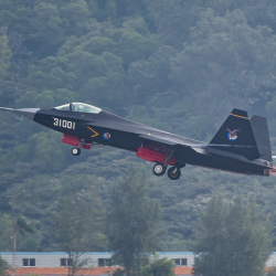 Live: China's FC-31 stealth fighter on display in Shenyang - CGTN