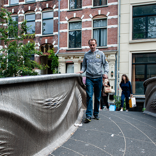 First 3D-printed bridge opens to public in Amsterdam - CGTN
