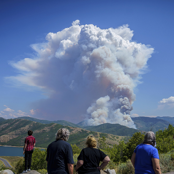 Fire breaks out in Utah, forces evacuations - CGTN