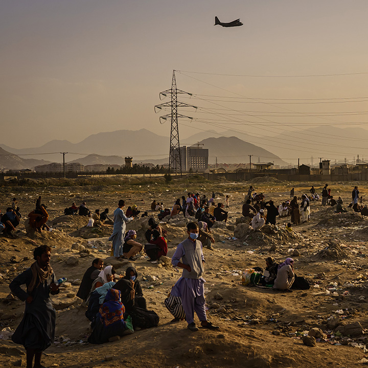Live: View of Kabul airport and the city's skyline - CGTN