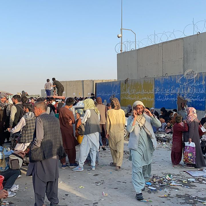Live: Updates from Kabul airport as people plan to leave the country - CGTN