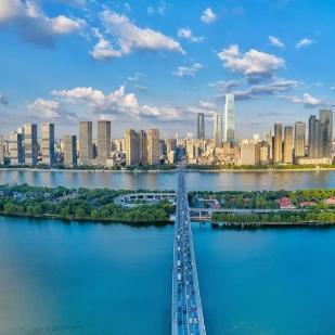 Live: This iconic bridge spans the Yangtze's tributary in Changsha - CGTN