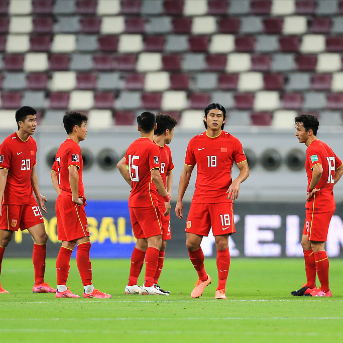 Chinese football team remain upbeat despite 3-0 loss to Australia - CGTN