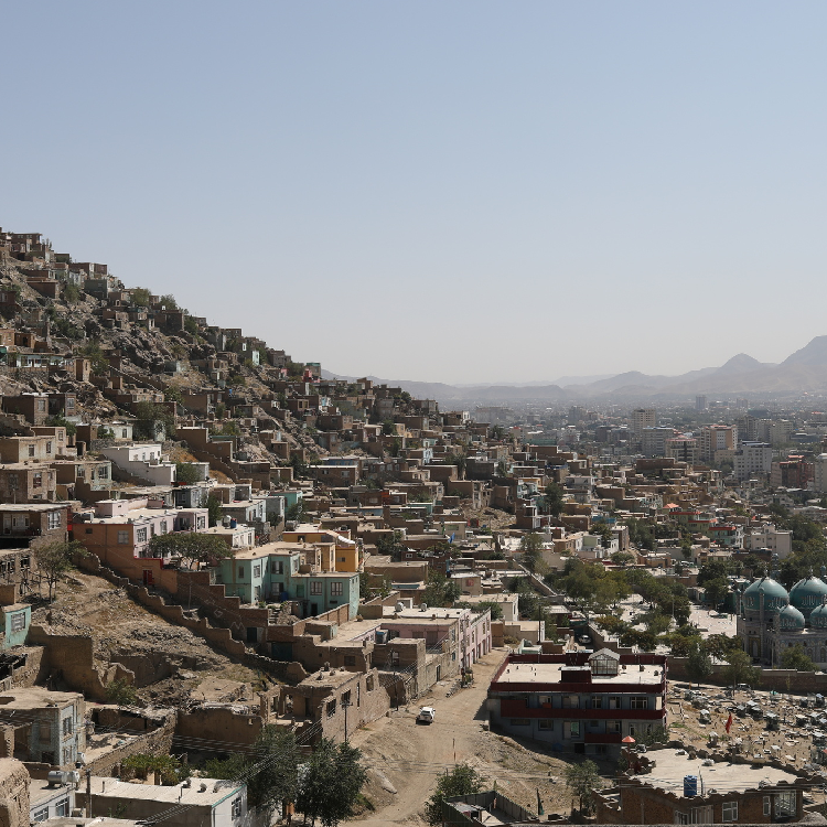 Live: View of Kabul airport and the city's skyline - CGTN