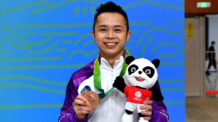 Kuok Kin Hang wins first-ever medal for Macao at National Games - CGTN