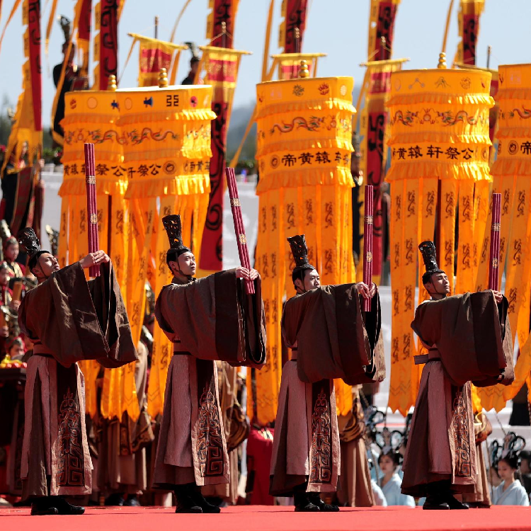 Live: Grand ceremony to honor Yellow Emperor in east China's Zhejiang ...
