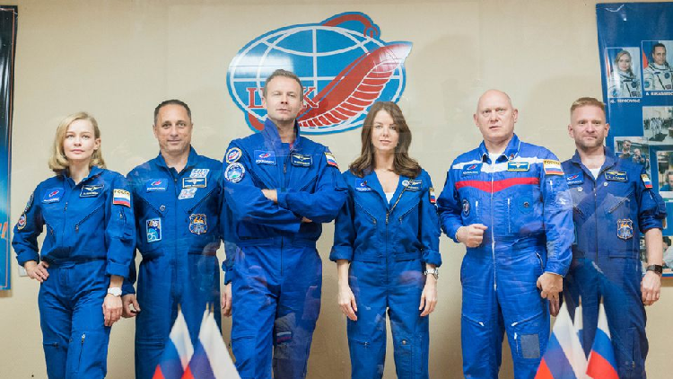 Russian crew back on Earth after filming 1st movie in space: Roscosmos ...