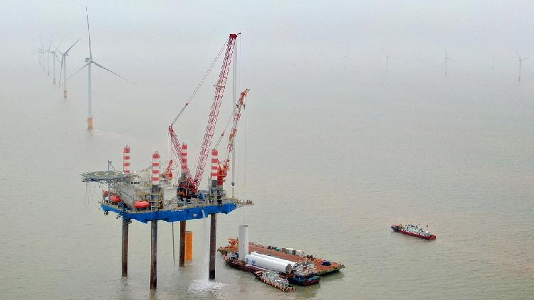 China's largest offshore wind farm helps propel its green targets - CGTN