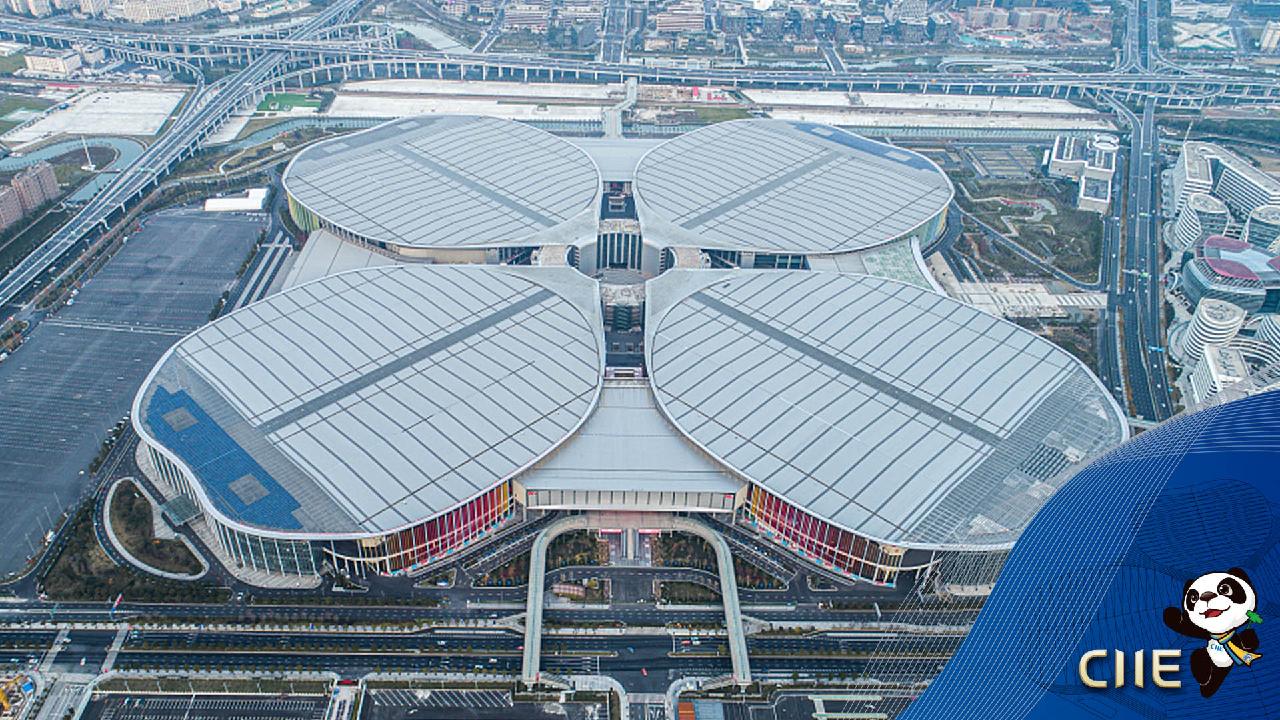 Live: View of the National Exhibition and Convention Center - CGTN