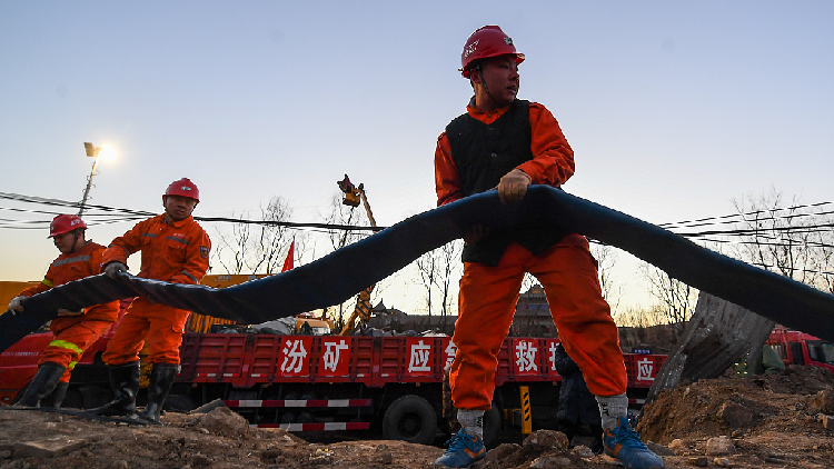 20 rescued in N. China coal mine flood, 2 dead - CGTN