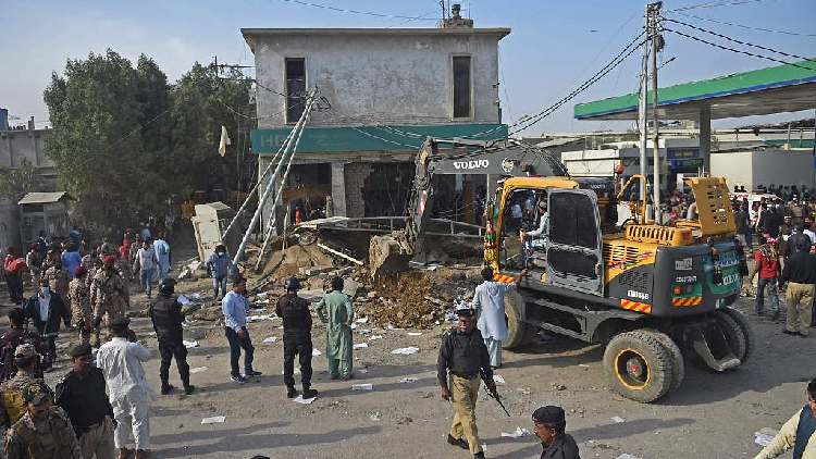 At least 15 killed, 16 injured in explosion in Pakistan's Karachi - CGTN