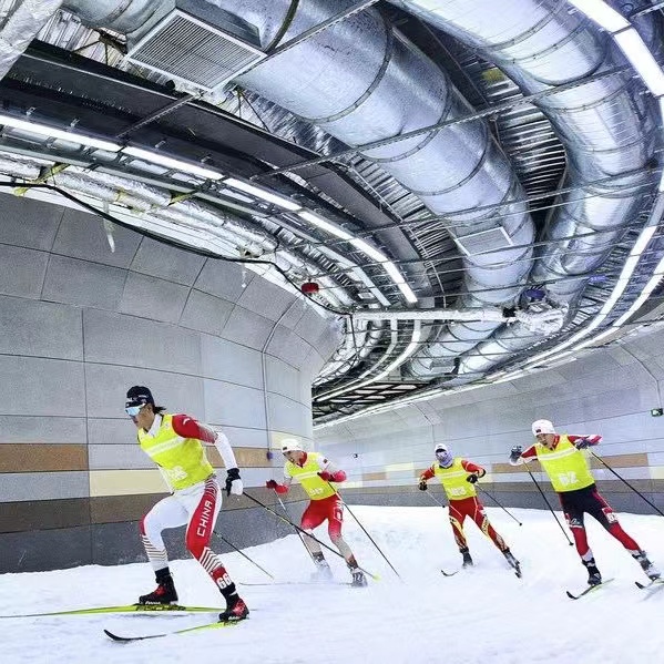 Live: Take a closer look at winter sports training bases - CGTN