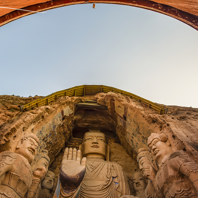 China discovers 635 cave temples, cliff statues - CGTN
